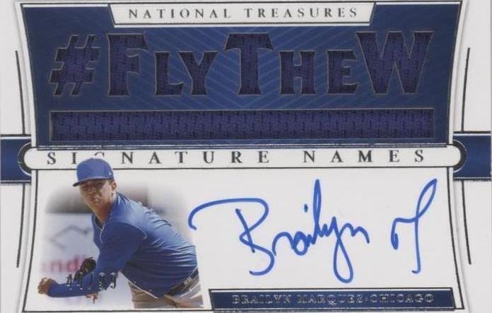 2021 Panini National Treasures - Signature Names Brailyn Marquez #SNA ...
