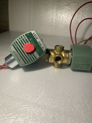 ASCO Red Hat 8320G184 3-Way Solenoid Valve 1/4" NPT in great shape | eBay