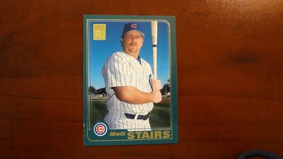 2001 TOPPS # 483 MATT STAIRS BASEBALL CARD | eBay