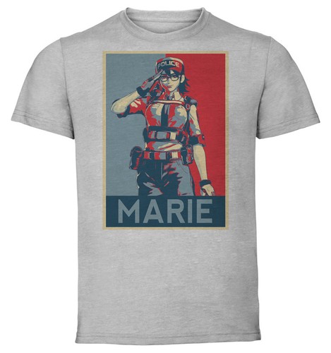 T-Shirt - Gray - Propaganda - Astral Chain - Marie Wentz | eBay