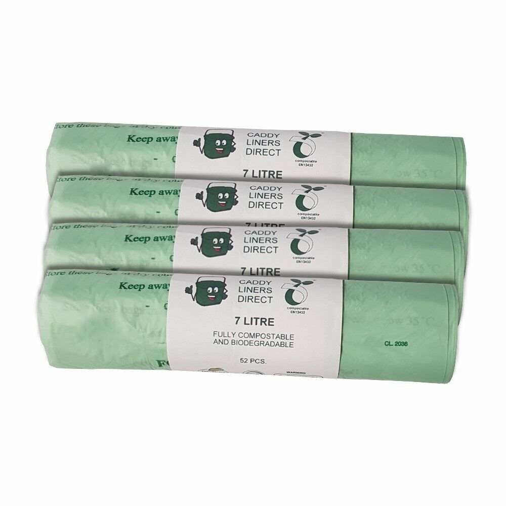 BioBag 7L-200 7 Litre Compostable Food Waste Caddy Liner Bags for sale ...