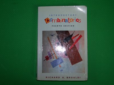 Introductory Combinatorics. 4th edition. Brualdi 9780131001190 | eBay