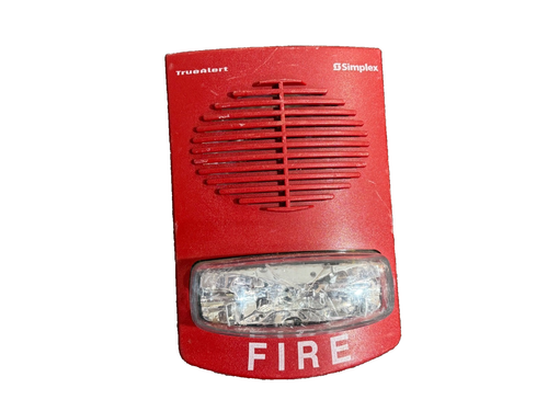 Simplex 4906-9151 Fire Alarm Speaker Strobe Wall Red (SmartSync) | eBay