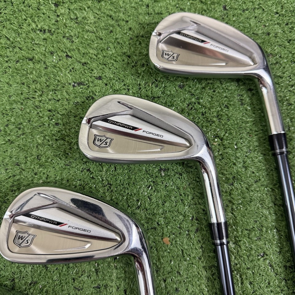 Wilson Dynapwr Forged 2024 Iron Set 5-PW GW UST Mamiya Dart F4 75 Stiff ...