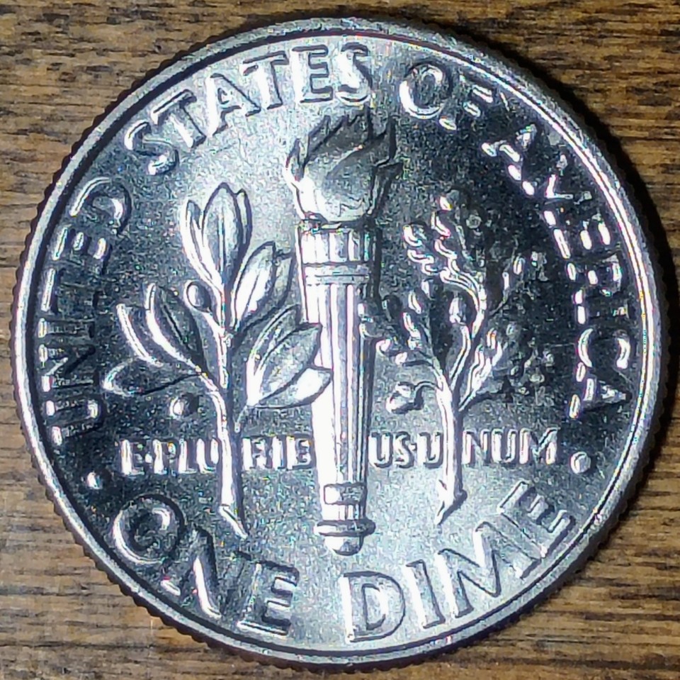 2025 P Ten Cent Mint Error Strike 10c Roosevelt dime BU die chips ...