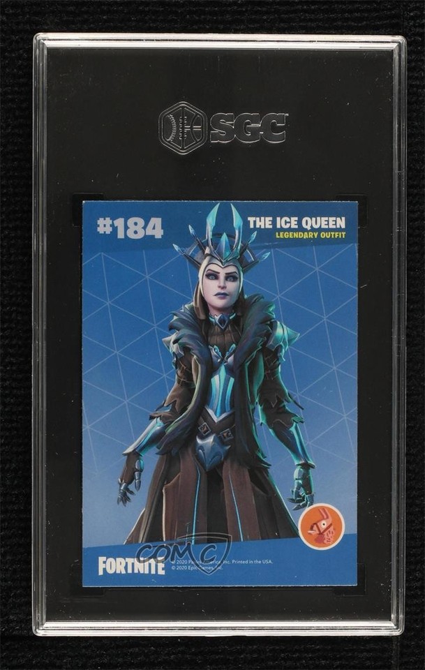 2020 Panini Fortnite Series II OptiChrome The Ice Queen #184 SGC 10 GEM ...