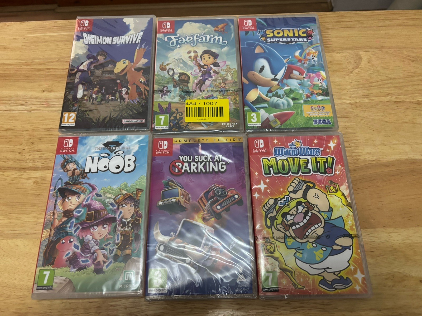 Nintendo Switch Games Bundle - 6 Brand New & Sealed Cartridge Games ...