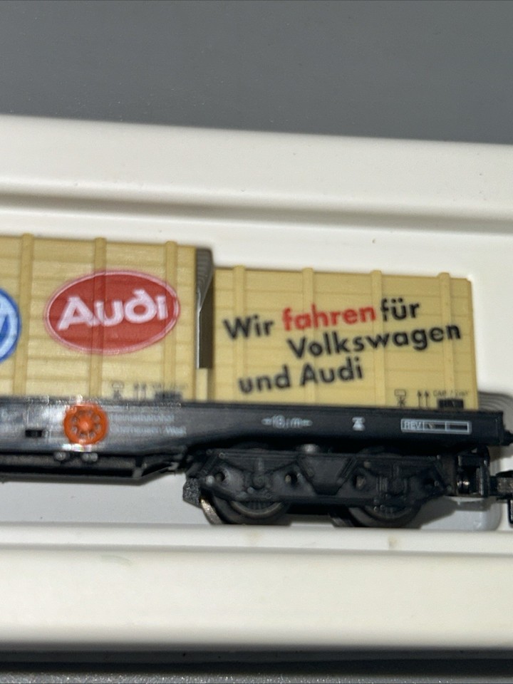 Arnold 0252 N Gauge Boxset Storage Container Wagon Audi VW New Boxed ...