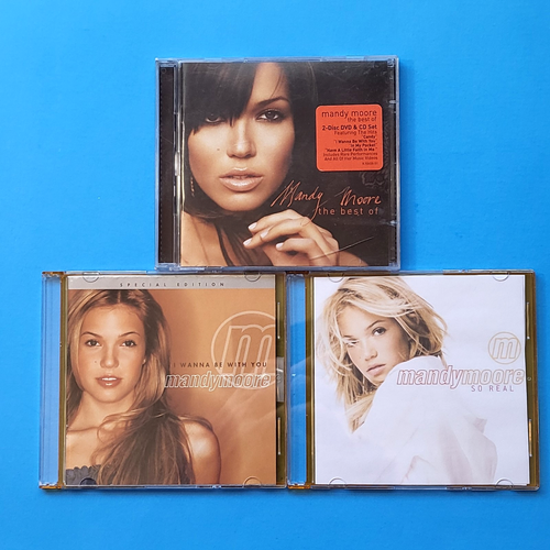 Mandy Moore CD and DVD Lot of 3 Country Pop Rock Music The Best Of, So ...