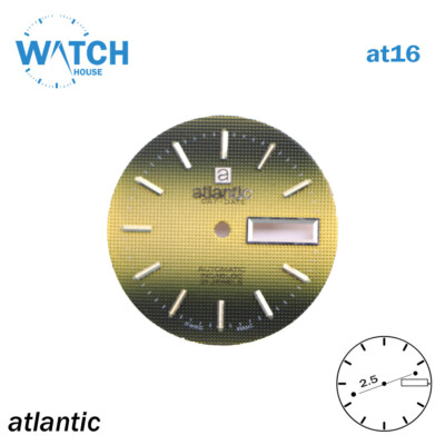 Atlantic vintage original swiss made watch dial code #at16# | eBay