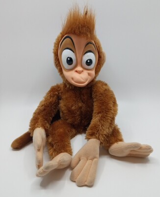 Vintage Disney Aladdin Abu Plush Monkey 16" Stuffed Toy Rubber Face | eBay