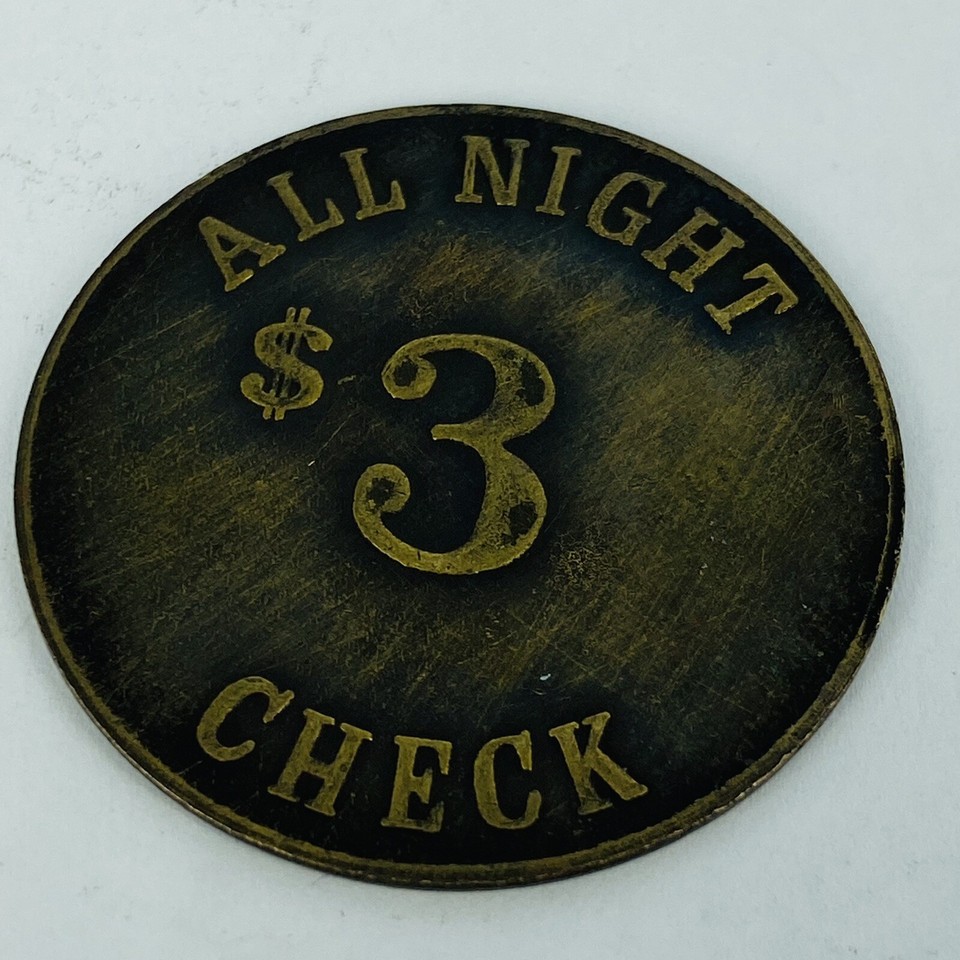 THE OCTOROON MADAME BOLANGER Brothel Token Los Angeles Vintage $3 All ...