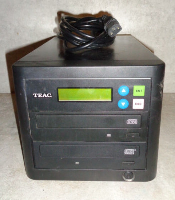 TEAC 1X1 Stand Alone Black Buffer Memory 16x CD Duplicator - Model CDW ...