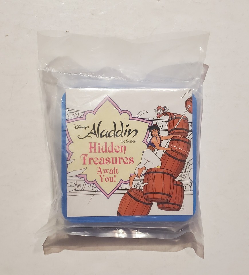 Burger King Kids Meal Disney's Aladdin Hidden Treasures Toy (1994 New ...