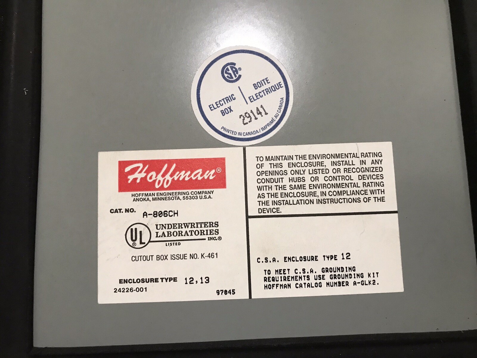 Airotronics AOT Cube Relay Timer Electric Box Hoffman | eBay