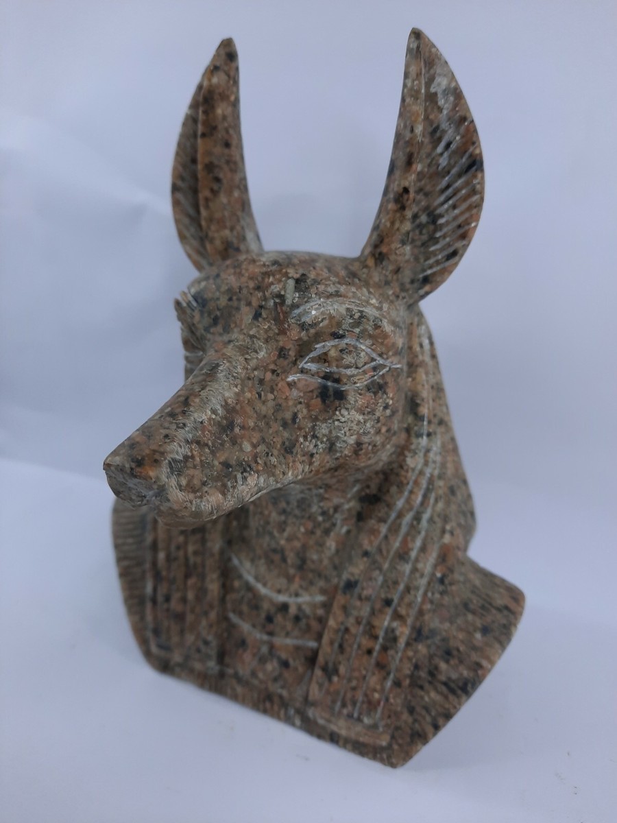 Egyptian God Anubis Head Ancient Egyptian God Anubis With A Dog Head