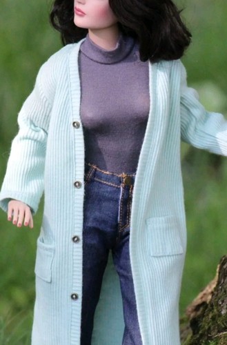 GREEN CARDIGAN TONNER VDC GRACE & FITS 16" TONNER TYLER & SIMILAR NEW ...