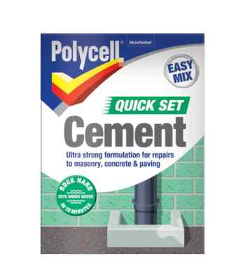 Polycell Quick Set Cement Polyfilla Masonry Repair Sets Underwater Grey ...