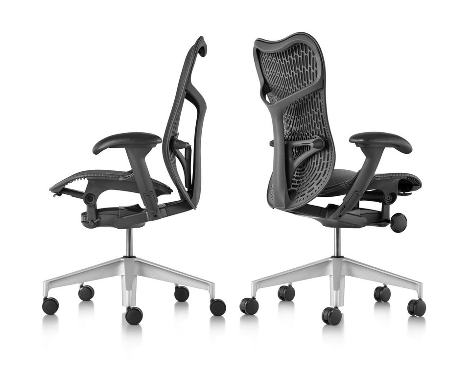 Herman Miller Mirra 2 Chair - open box -Slate Grey -Silver Alloy Base ...