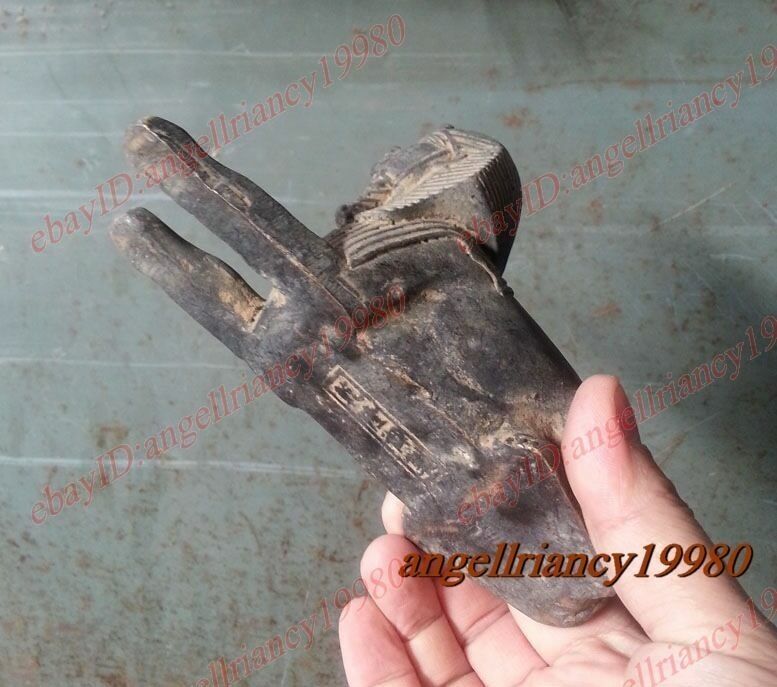 Old Vintage Shang dynasty bronze Egypt Pyramids Sphinx Statue peace ...