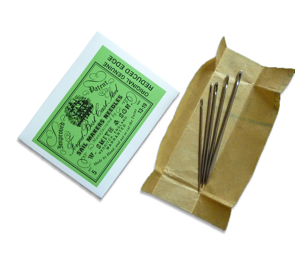 Sailmaker Needles 5pk Wm Smith and Son No 13 to 19 Steel Sewing Needle ...