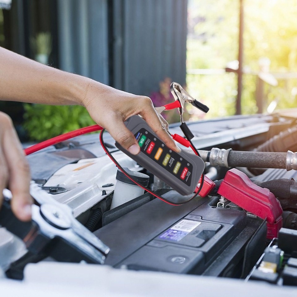 Motorcycle Battery Tester Car Alternator Tester 12v Battery Load Tester ...