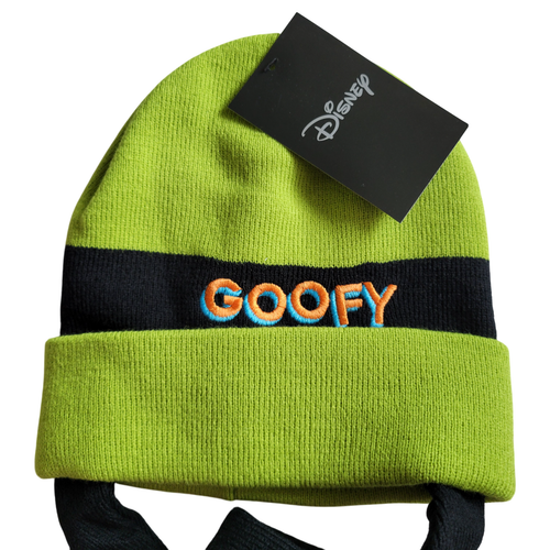 Disney Goofy Figural Dangling Ears Knit Beanie Hat - Exclusive | eBay