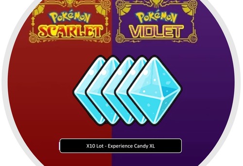 Lot of 10 Experience Candy XL for Pokemon Scarlet & Violet- Ships Fast ...