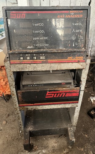 SUN DIAGNOSTICS 1991 MGA1200-4 CAR EXHAUST GAS ANALYZER EGA CLASSIC ...