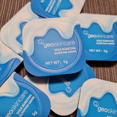 5pc Geoskincare Milk Bursting Sleeping Mask Pods 5g | eBay