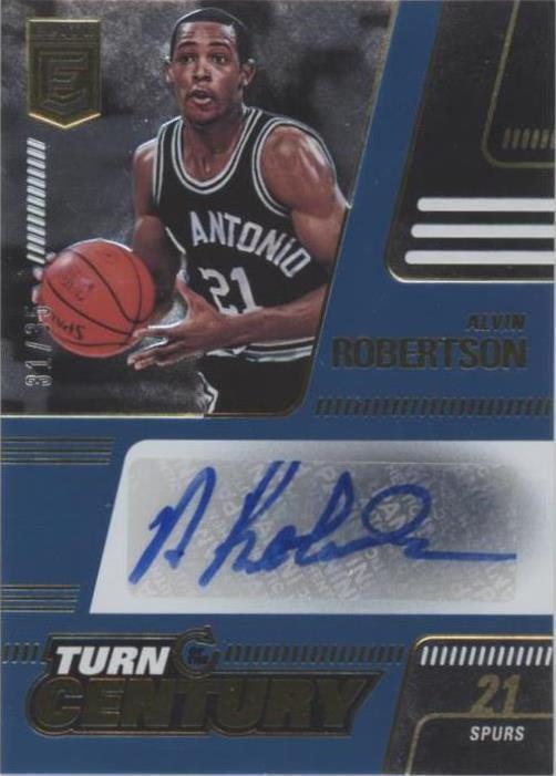 2021-22 Donruss Elite - Turn of the Century Signatures Alvin Robertson ...