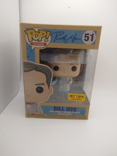 Funko Pop! Icons: Bill Nye “The Science Guy” with Globe #51 Hot Topic ...