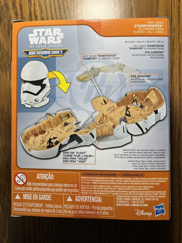 STAR WARS THE FORCE AWAKENS MICRO MACHINES FIRST ORDER STORMTROOPER ...