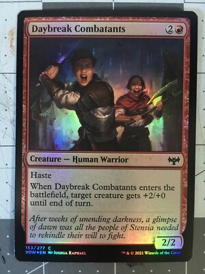 Daybreak Combatants Foil NM, MTG Innistrad Crimson Vow, Pack Fresh! | eBay