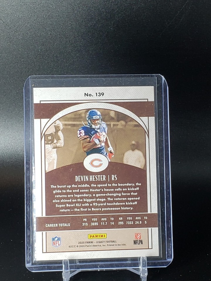 2020 Panini Legacy Legends Red /299 Devin Hester #139 | eBay
