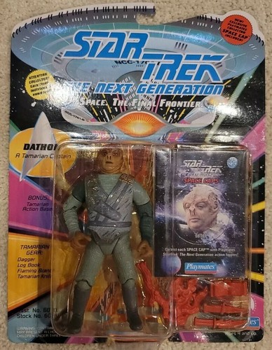 Star Trek: TNG Dathon with "POG" Space Cap Action Figure. EXTREMELY ...
