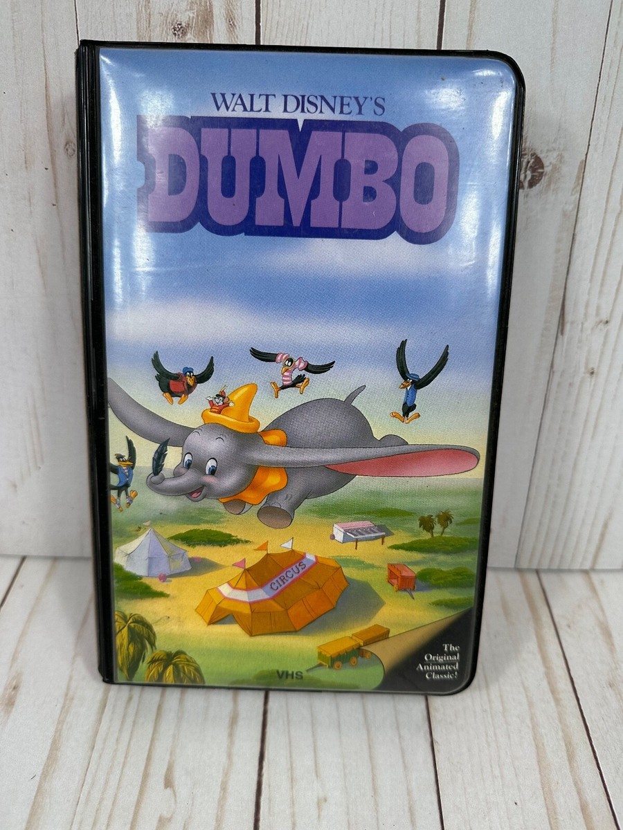 Dumbo Vhs Walt Disney Classic Black Diamond Red Signature