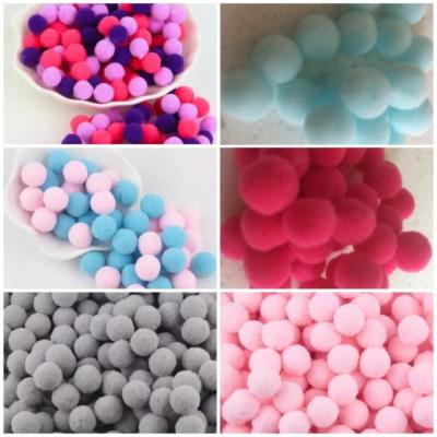 Small Craft Pompoms 10mm Various Colours Pink, Pale Blue, Grey, Purple ...