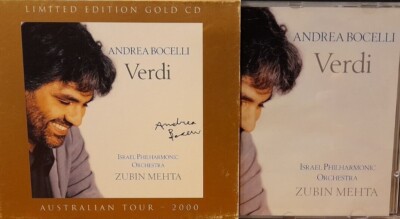 Andrea Bocelli, Verdi, Limited Edition Gold cd | eBay Australia