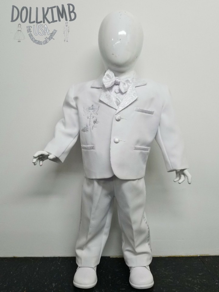 Traje para bautizo bordado. Suit Tuxedo EMBROIDERY, Baptism Christening ...