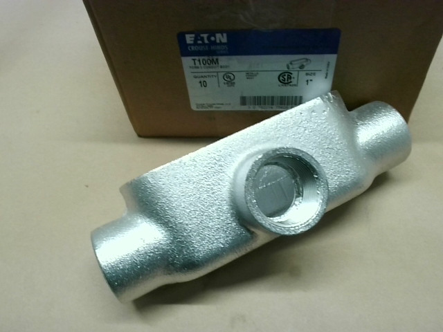 Eaton T100M Form 5 1" Metallic Conduit Body (10 PCS) - for sale online ...