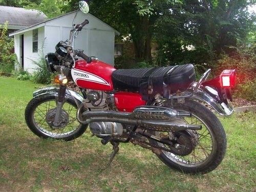 Honda CL SHORT MUFFLER PIPE FROM PARTING CL350 HONDA | eBay