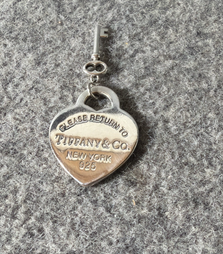 Tiffany & Co. Sterling Silver 925 “Please Return To” Heart Tag Charm ...
