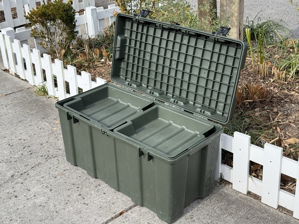 Hardigg Military Case TL500i Hard Case Storage Box Foot Locker 32x15x18 ...