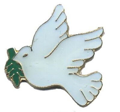 Dove With Olive Branch Bike Motorcycle Hat Cap Lapel Pin HP4810 | eBay