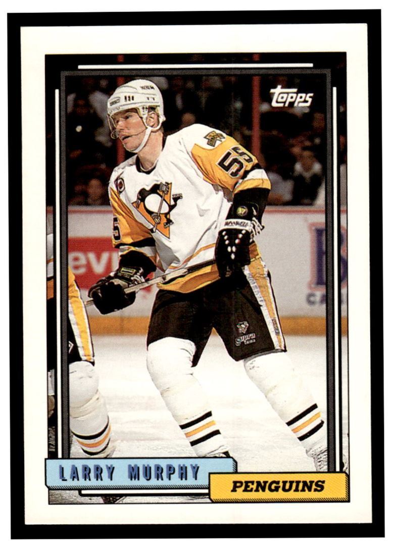 1992 Topps #447 Larry Murphy - Pittsburgh Penguins - HOF | eBay