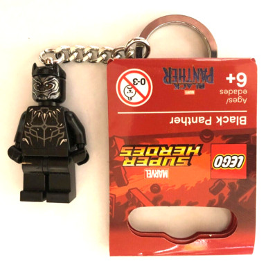 BLACK PANTHER KEYCHAIN lego key chain legos minifigure mini fig NEW | eBay