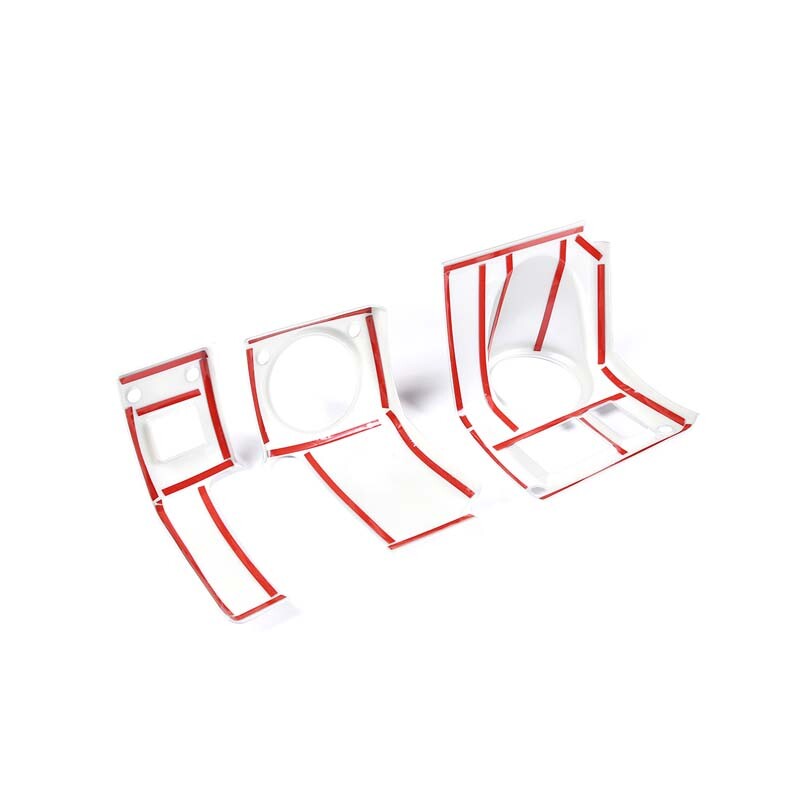 Chrome Silver Interior Central Control Cover Trim Kit For Hum*mer H*2 ...