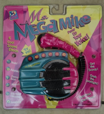 Vintage Mega Mike Electronic Microphone – 90s Voice Changer w/ Rare ...