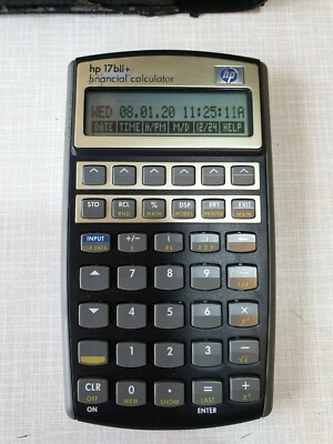 🧮 HP 17 bII+ Financial Calculator Soft Cased | eBay